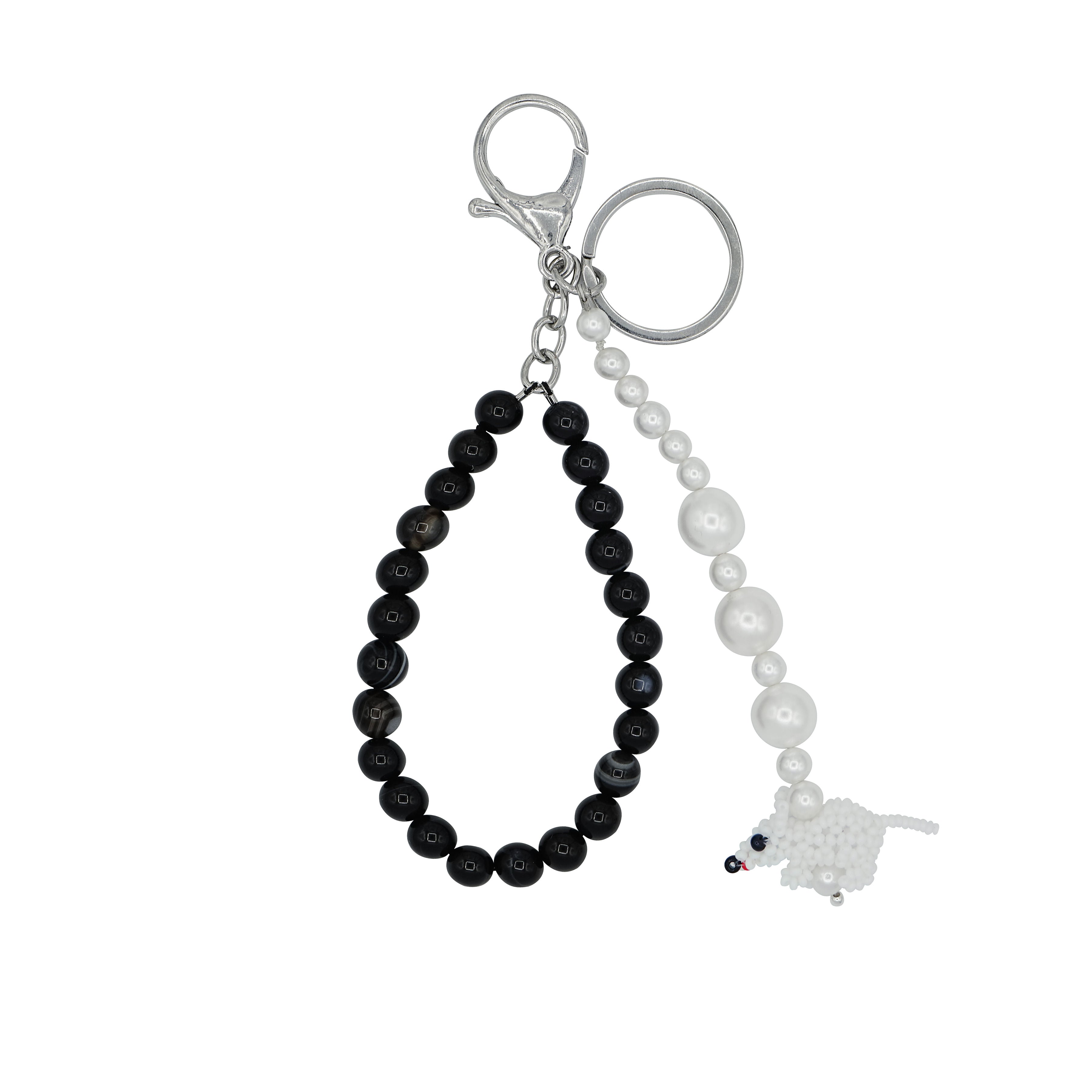 Black&White Rat Key-Ring – mikitakunitsky